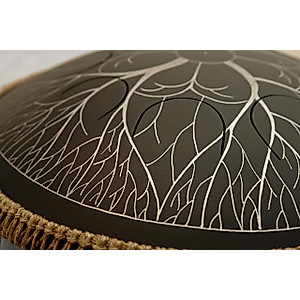 GUDA DRUM Freezbee Tree with Rope Decoration FREE Mallets and Quality Travel Bag. Best Pandrum, Tongue Drum