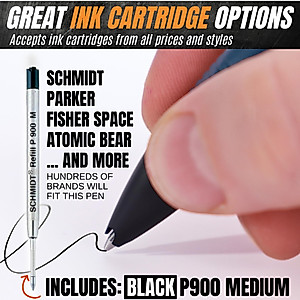 The Atomic Bear Stealth Pen Pro Tactical Pen for Self Defense - Enhanced Writing Survival Pen with Glass Breaker to Escape & Defend - Bonus Training to Protecting Yourself - Great Gift for Men
