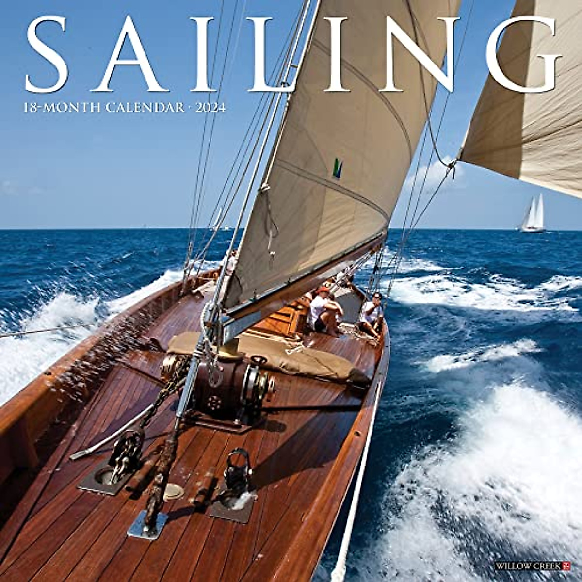 Willow Creek Press Sailing Monthly 2024 Wall Calendar (12" x 12")