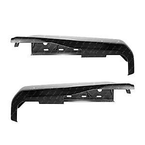 MBI AUTO - Primered Steel, Left & Right Rear Bumper Ends (2 Piece Set) for 2015-2020 Ford F150 Pickup 15-20, FO1102382