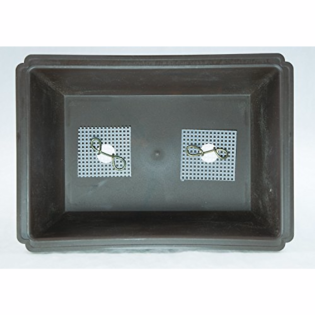 US Made 1 Plastic Drainage Mesh/Screen/Net for Potted Plants & Bonsai Pots - 10.5"x 13.5" White