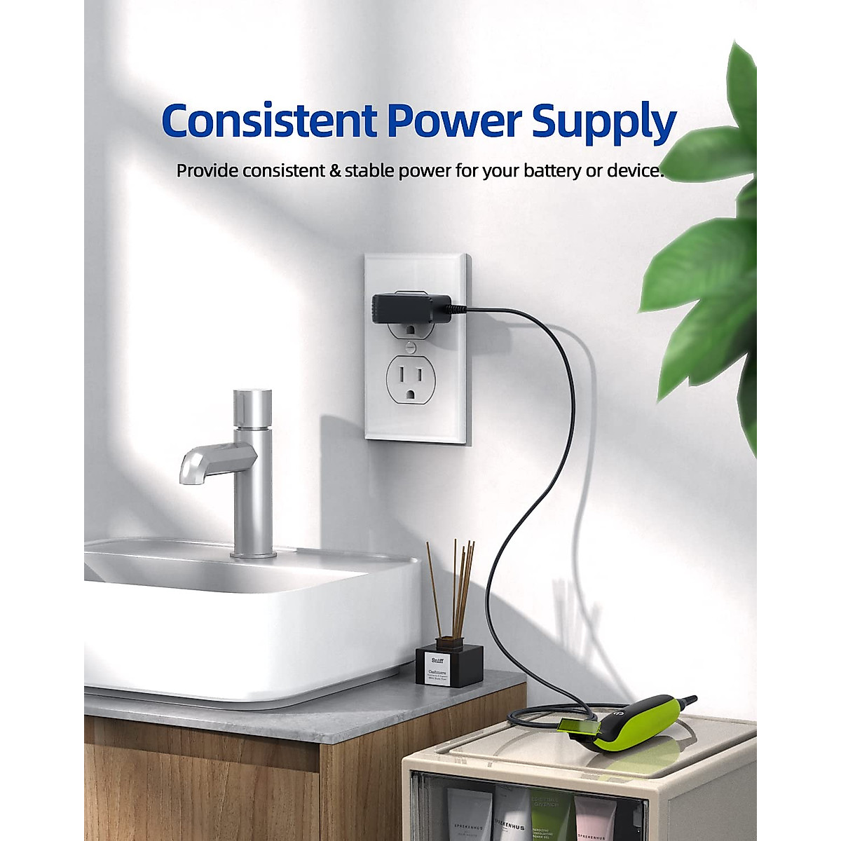 4.3V Charger Fit for Philips Norelco One Blade A00390 QP2520 QP2521 QP2522 QP2515 MG5700 MG3740 MG3720 QG3330 QT4000 Shaver Phillips OneBlade Replacement Charging Cord