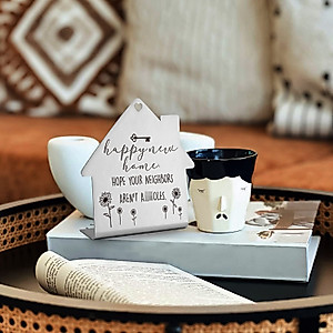 Funny Housewarming Gifts for Women, Men, Couple, Cute House Warming Gifts New Home, Humorous long distance friends New Apartment Home Office Desk Table Shelf Laugh Sign Decor hds4