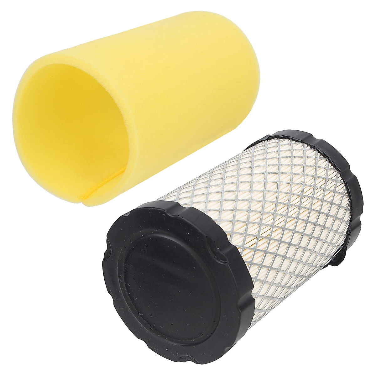 partszen Z335E Air Fuel Oil Filter Fit for John Deer z355r Z225 Z235 Z255 L110 LA125 LA115 LA105 L110 E100 E120 E140 for Husqvarna YTH22V46 YTA22V46 YTA24V48 331707 331777 331807 31A607