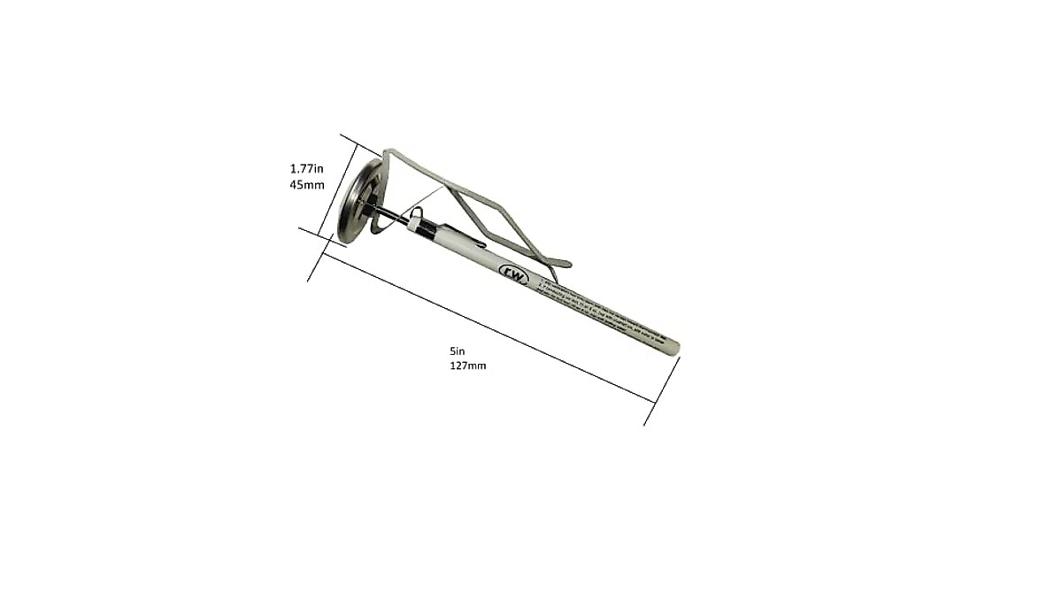 Rattleware 5-Inch Easy Steam Thermometer for Perfect Milk Frothing