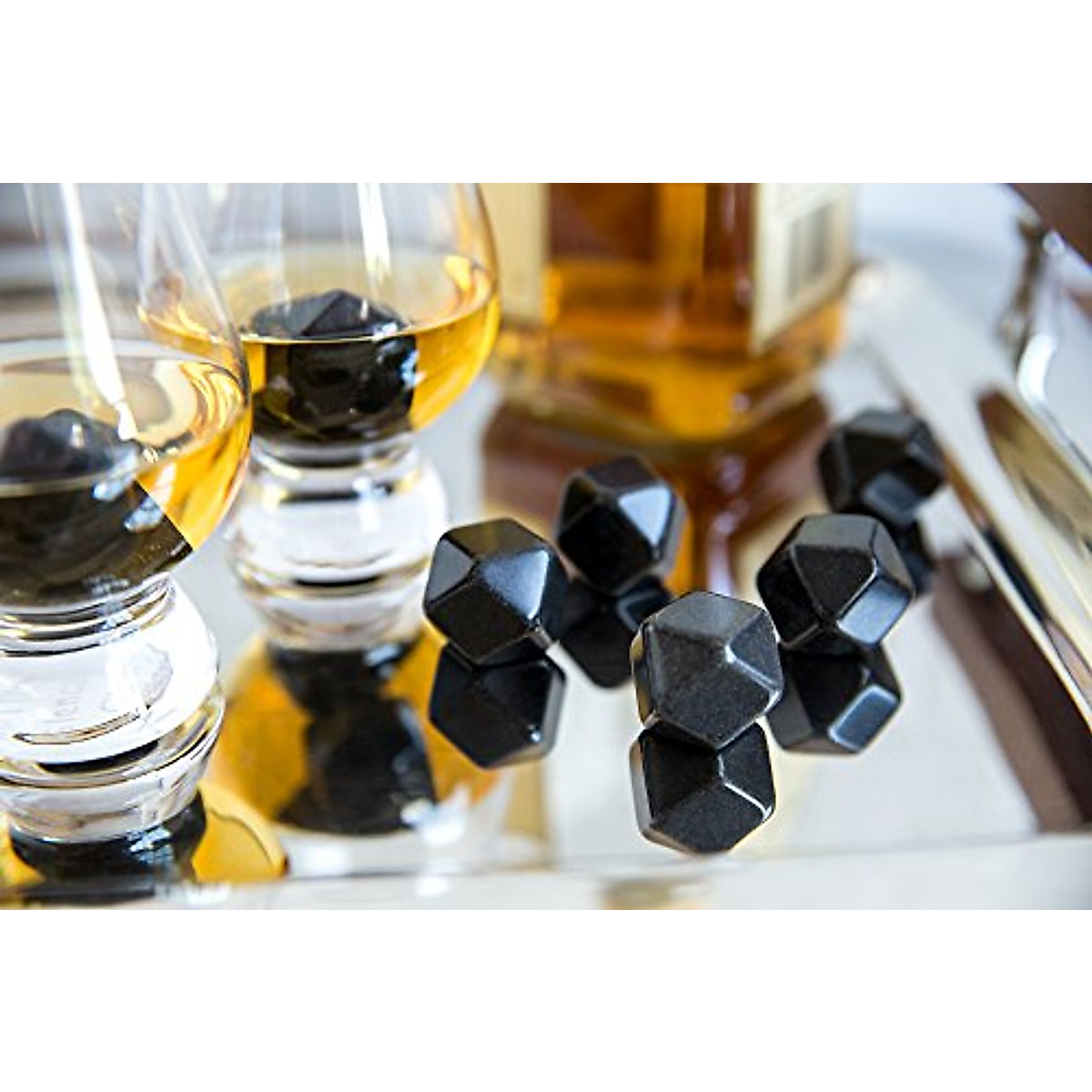 Outset Chillware Whiskey Stones, Granite, Set of 9