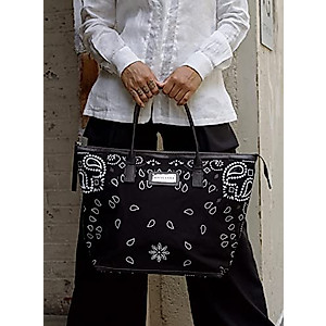 Jonny Cota Studio Black Bandana Tote