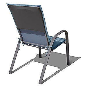 Duck Covers Weekend Water-Resistant Patio Chair Slipcover, 45 x 20 Inch, Blue Shadow