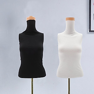 2pcs Female Dress Form Mannequin Torso Body Cover Mannequin Tailors Body Lace Cover for Clothing Jewelry Display Model Display
