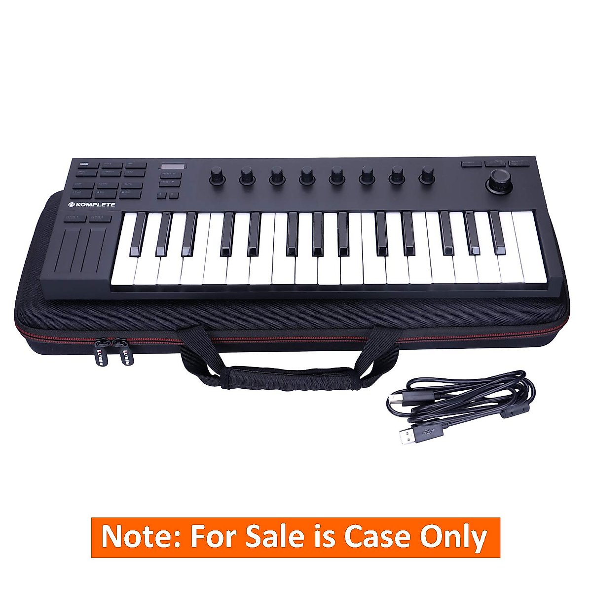 LTGEM EVA Hard Case for Native Instruments Komplete Kontrol M32 Controller Keyboard-Travel Protective Carrying Storage Bag