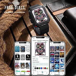 Desong Smart Watch with Earbuds,Watch Buds Smartwatch,3 in 1 Smart Watch Buit-in 4GB Memory,1.96" Smartwatches(Call Receive/Dial),Waterproof,Recording,Sleep Monitor,Fitness Tracker for iOS Android