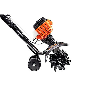 BLACK+DECKER BXGCU225 21AK225C936 9-Inch 25cc 2-Cycle Gas Powered Cultivator/Tiller, Black and Orange