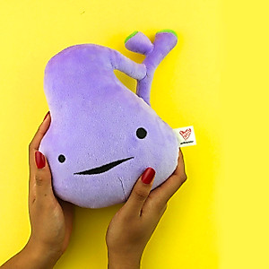 I Heart Guts Gallbladder Plush Toy - You’ve Got Gall! - 8" Educational Organ Stuffed Animals - Gallbladder Surgery Recovery Gifts, Ideal for Doctors, Nurses, Graduation