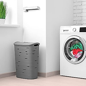 Luxe Laundry Premium Wall Mounted Clothes Drying Rack, Aluminum Wall Mounted, Foldable (Tri-Fold), Collapsible, Space Saving Clothes Drying Rack for Laundry Room, Wall, Dry-Wall, White