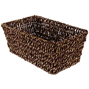 Hoffmaster BSK2151A Seagrass Basket, fits folded guest towels 4-1/2 inches by 8-1/2 inches, actual basket size 10 inches long by 6-1/8 inches wide by 4-3/8 inches tall
