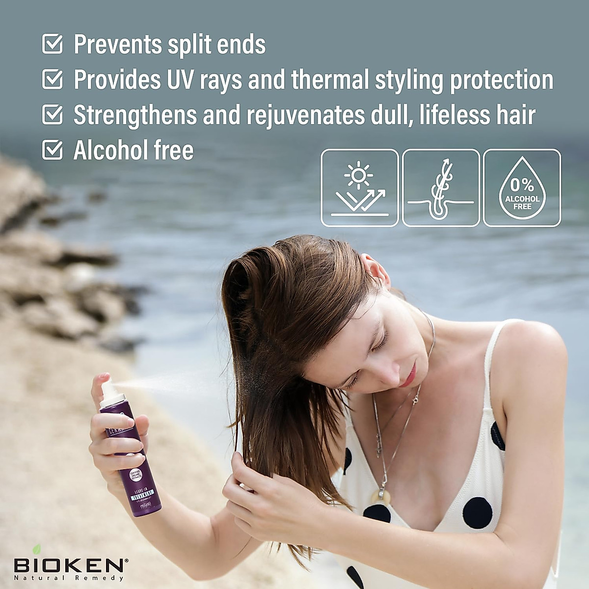 Bioken M72 Ceramide Leave-in Treatment 5 fl oz