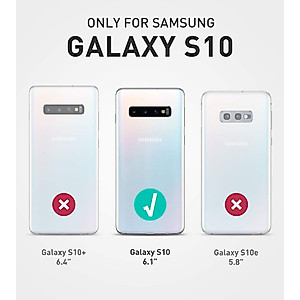 i-Blason Cosmo Designed for Galaxy S10 Case Stylish Glitter Protective Bumper Case Without Built-in Screen Protector for Galaxy S10 2019 Release (Marble)