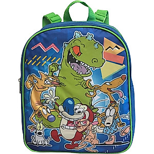 Nickelodeon Nick Rewind Gang Toddle Boy 12 Inch Mini Backpack (Blue-green)