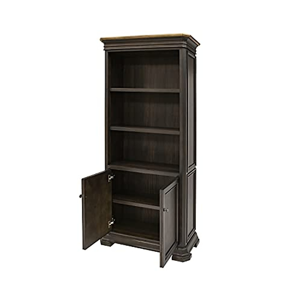 Martin Furniture Executive Bookcase with Doors, Fully Assembled, Brown (IMSA3678D)