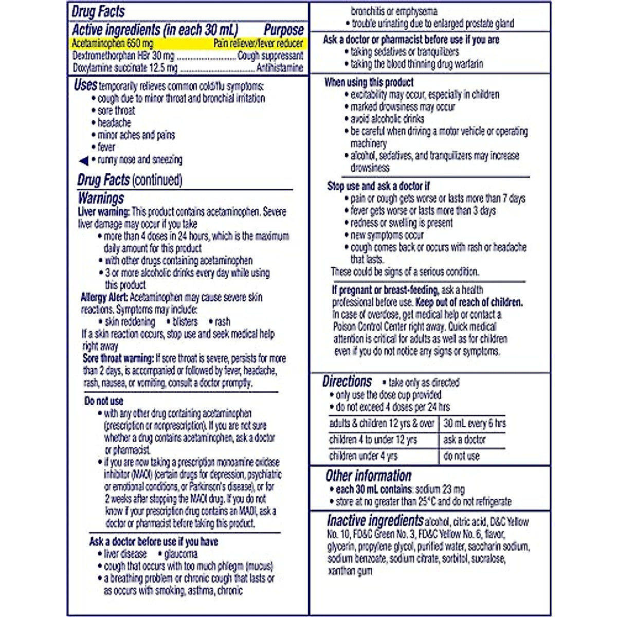 Vicks NyQuil Cold and Flu Relief Liquid Medicine, Powerful Multi-Symptom Nighttime Relief For Headache, Fever, Sore Throat, Minor Aches And Pains, Sneezing, Runny Nose, and Cough, 8 FL OZ