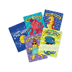 Peaceable Kingdom Go Fish You Wish! - Card Game Twist on Classic Go Fish - Perfect for Boys & Girls 4 & up - Great Game Night Activity for Families with Kids
