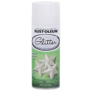 Rust-Oleum 299426 Specialty Glitter Spray, 10.25 Ounce, Pearl White