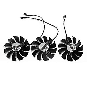 PLA09215B12H 12V 0.55A 4Pin for EVGA GTX1080TI FTW3 GTX 1080 Ti Black Elite Fan Graphics Card Cooling Fan (3PCS)