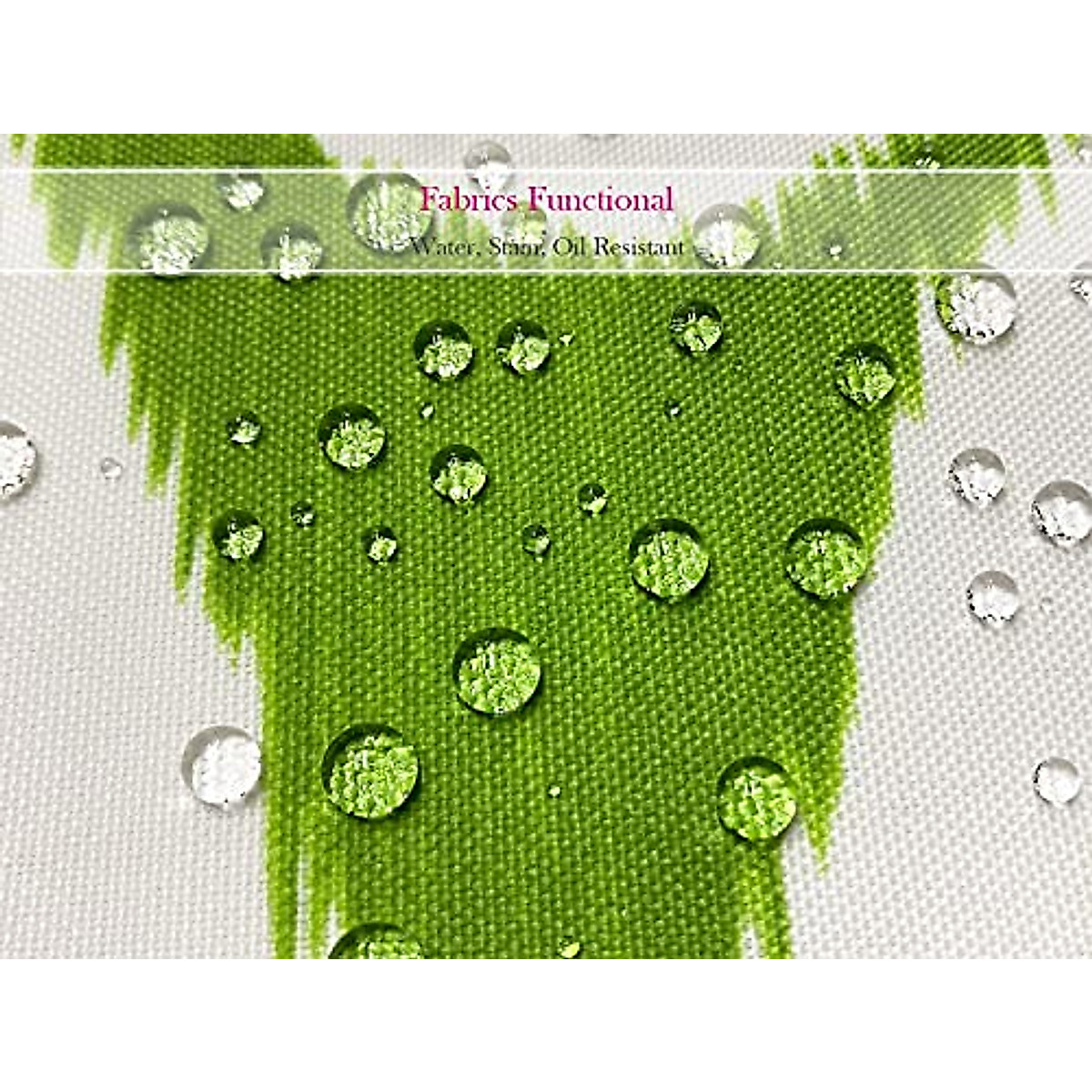 Outdoor Waterproof Decorative Seat Cushions Set for Patio Furniture, 20x20 Inch Fade Resistant Tufted Chair Cushions and Patio Garden Throw Pillows with Inserts for Couch Bed Sofa, Paisley Green