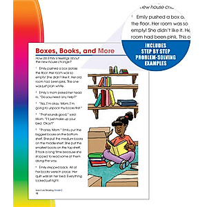 Spectrum Reading Comprehension Grade 2, Ages 7 to 8, Second Grade Reading Comprehension Workbook, Nonfiction and Fiction Passages, Story Structure and Main Ideas - 174 Pages