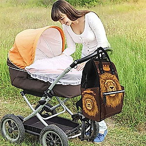 King Lion Diaper Bag Backpack Multifunction Waterproof Large Back Pack Maternity Baby Nappy Bags Large