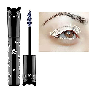 LGSZGDCN White Lashes volume mascara Extensions Makeup Lash Waterproof Fast Dry Eyelashes Curling Lengthening Primer Eye Lashes Party Stage Use