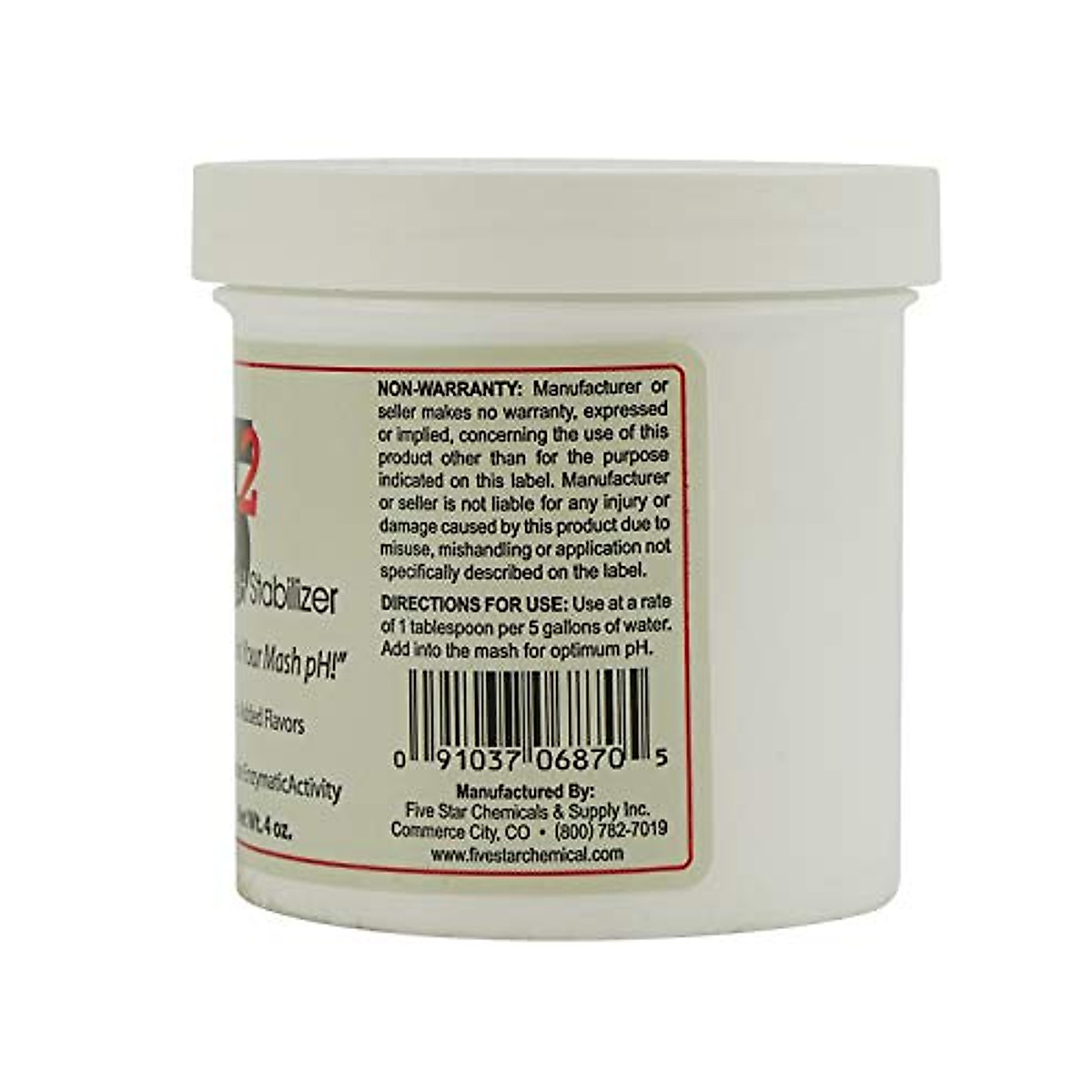 Five Star 5.2 ph Stabilizer - 1 lbs - Lock Mash & Kettle Water at 5.2 pH