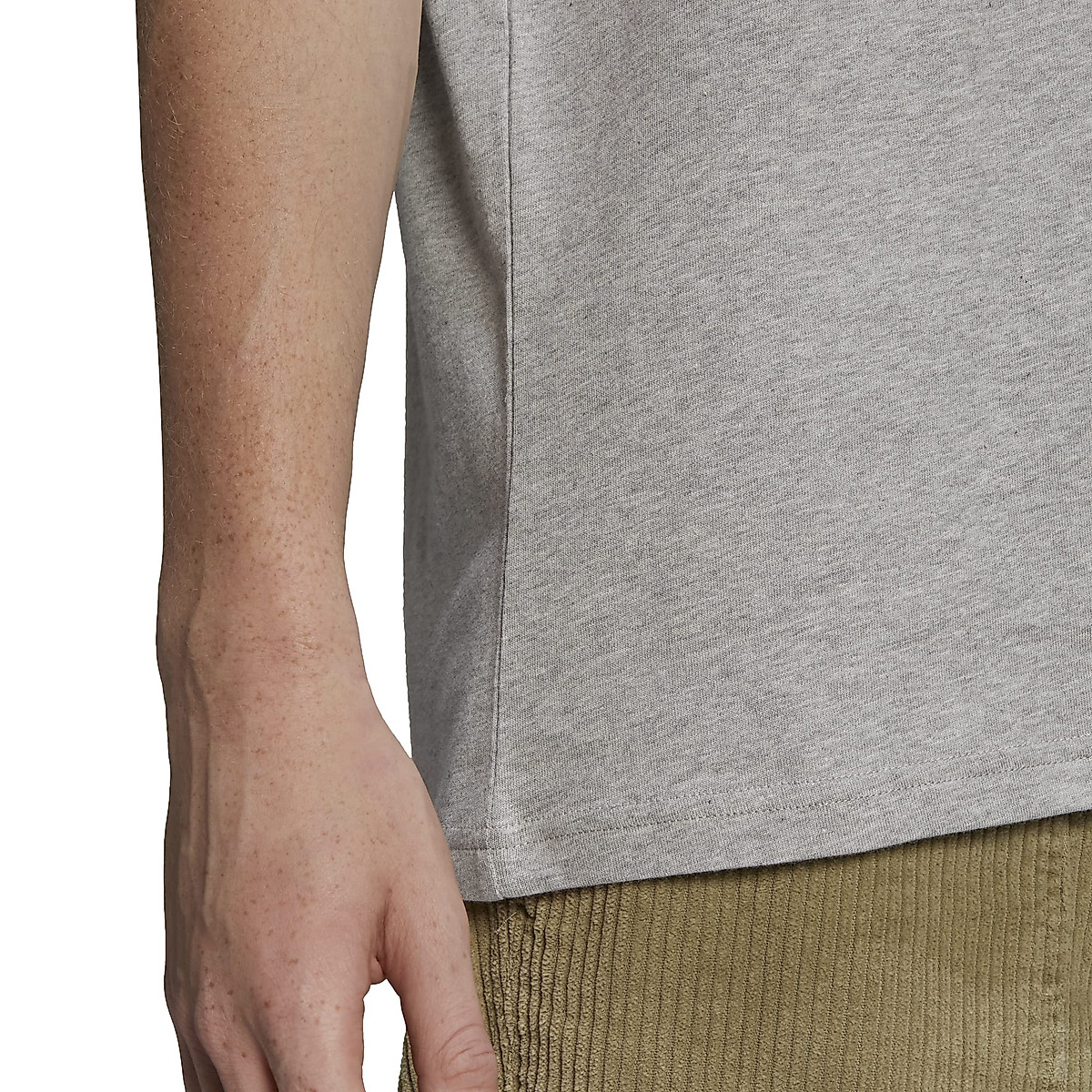 adidas Men's Standard Soccer Logo , Medium Grey Heather, X-Large