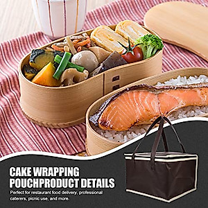 COLLBATH Aluminum Insulation Shopping for Insulated Pizza Reusable Grocery Food Carrier Food Storage Insulated Grocery Tote Coffee Non-woven Fabric