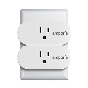 EMPORIA Smart Plug with Energy Monitoring | 15A Max / 10A Continuous | WiFi Smart Outlet | Mobile App | Alexa | Google | ETL Certified (Package of 4), EMSO1-4
