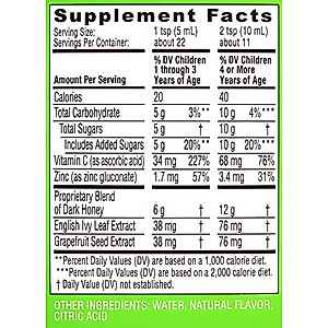 Zarbee's Naturals Children's Grape Cough Syrup + Mucus Relief - 4 oz