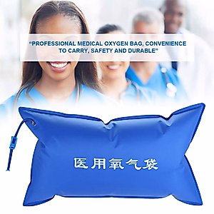 Qinlorgo 42L Portable Oxygen Bag - Emergency Oxygen Bag PVC Material Oxygen Carry Bag