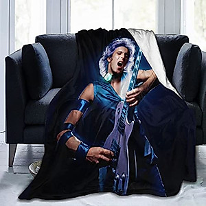 Mick Ronson Throw Blanket Super Soft Flannel Fleece Blankets for Home Bed Sofa 60"x50"