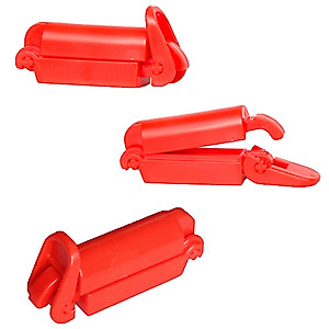 2 Pack Red Seat Safety Belt Clip Buckle for Baby Safety Universal Replacement for Baby and Kids Trend, Adjustable Guard