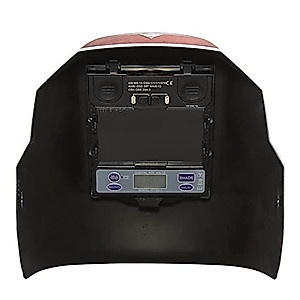 Jackson Safety Premium Auto Darkening Welding Helmet 4/5-13 Shade Range, 1/1/1/1 Optical Clarity, 1/25,000 sec. Response Time, 370 Speed Dial Headgear, Freedom Graphics, Red/White/Blue, 47103