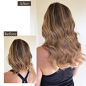 YOGFIT Wreathband Hair Extensions 1 Way Adjustable Headband Size Curly Wavy Wigs Invisible Secret Extensions for Women