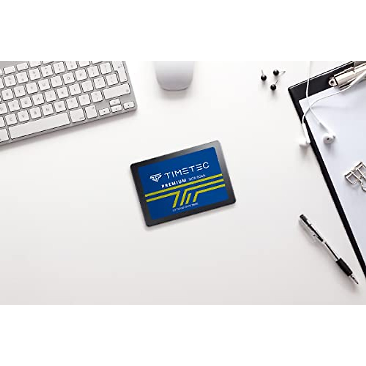 Timetec 1TB SSD 3D NAND SATA III 6Gb/s 2.5 Inch 7mm (0.28") Read Speed Up to 550 MB/s SLC Cache Performance Boost Internal Solid State Drive for PC Computer Desktop and Laptop (1TB)