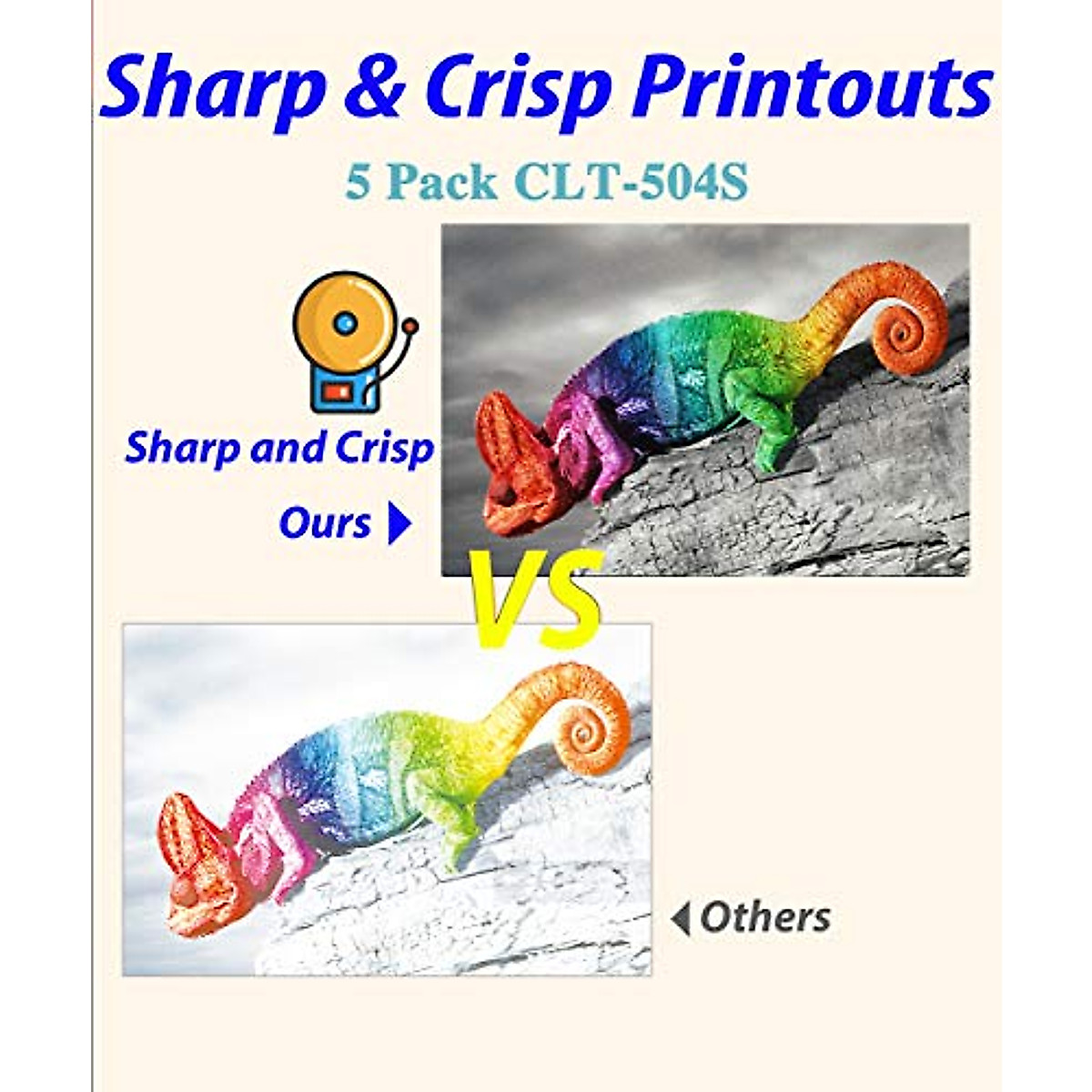 5-Pack ColorPrint Compatible 504S Toner Cartridge Replacement for samsung CLT-504S CLT504S K504S CLT-M504S CLT-C504S CLT-Y504S used for CLP-415NW CLP-475 CLX-4195FW Xpress C1810W C1860FW (2B 1C 1M 1Y)