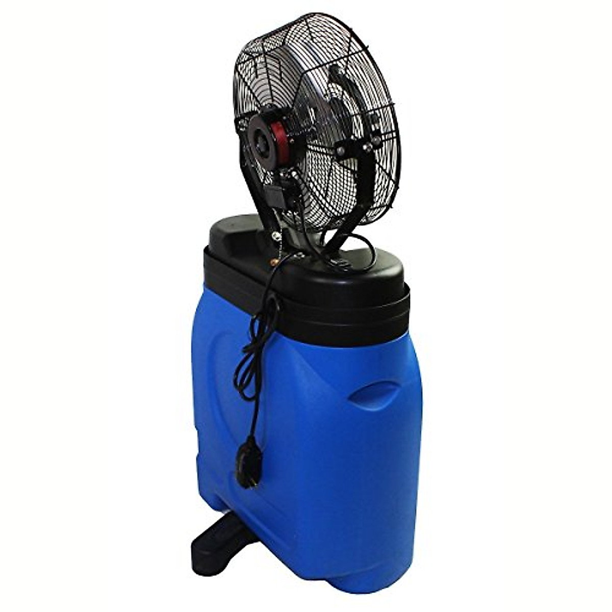 Ventamatic CDMP 1420BLU 14" Premium Misting Fan, 20 Gal Cooler, Blue/Black