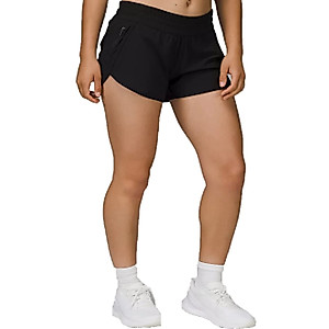 Lululemon Athletica LULULEMON Tracker Short V 4 inch (Black, 4, Numeric_4)