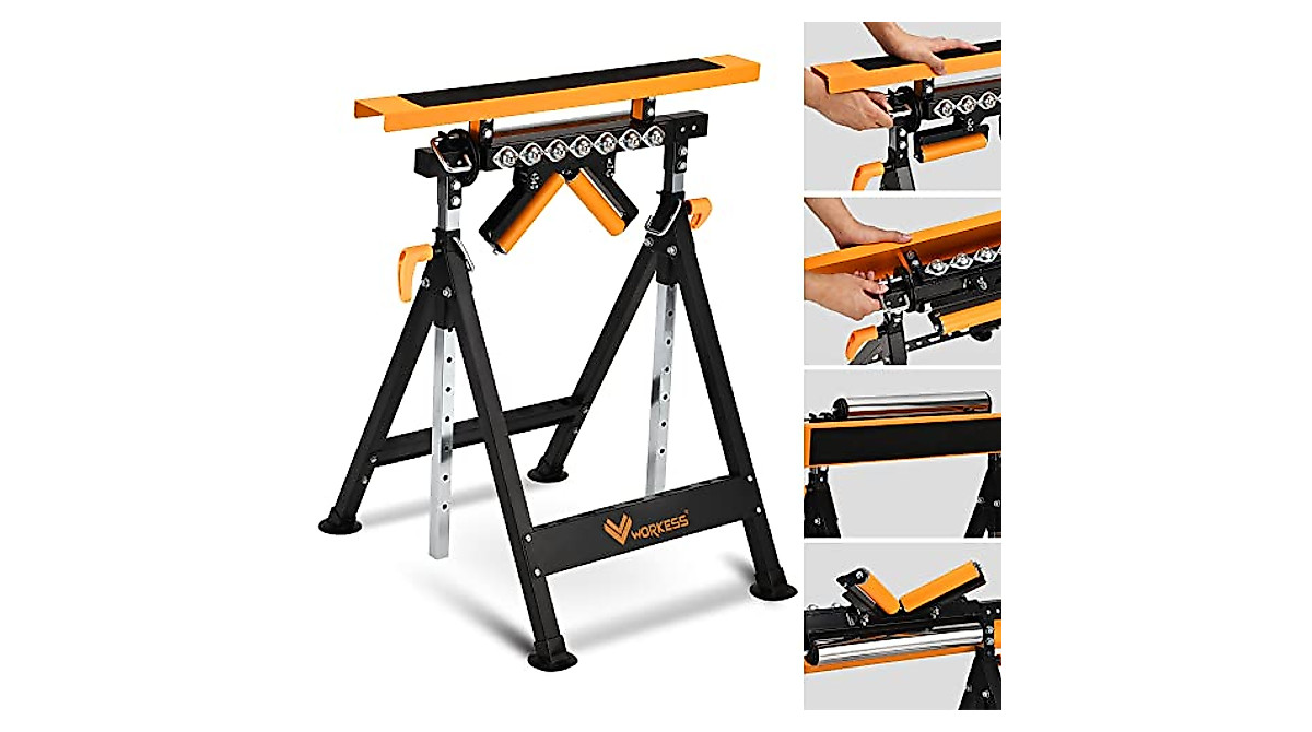 WORKESS 4 in 1 Roller Stand - 440 Lbs Capacity