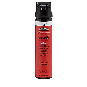 DEFENSE TECHNOLOGY First Defense OC Stream MK-4 .2% Solution White Band Pepper Spray (3.0-Ounce)