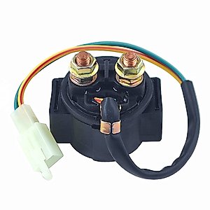 AHL Starter Solenoid Relay for 4-Stroke GY6 Engine 50cc 70cc 90cc 100cc 150cc 200cc 250cc ATV Dirt Bikes Scooters Go Kart Dne Buggys Quad 4 Wheelers Pit Bike Moped Roketa SSR Taotao Sunl Coolster