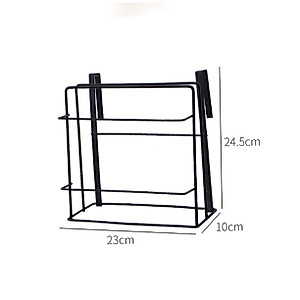 Zerodeko Kitchen Houseware Organizer Metal Storage Baskets Kitchen Counter Organizer Rack Over Cabinet Organizer Under Cabinet Cutting Board Rack Metal Dish Storage Racks Wall White Shelf