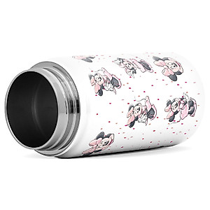 Simple Modern Disney Minnie Mouse Kids Water Bottle with Straw Lid | Reusable Insulated Stainless Steel Cup for School | Summit Collection | 14oz, Minnie Mouse Sprinkle